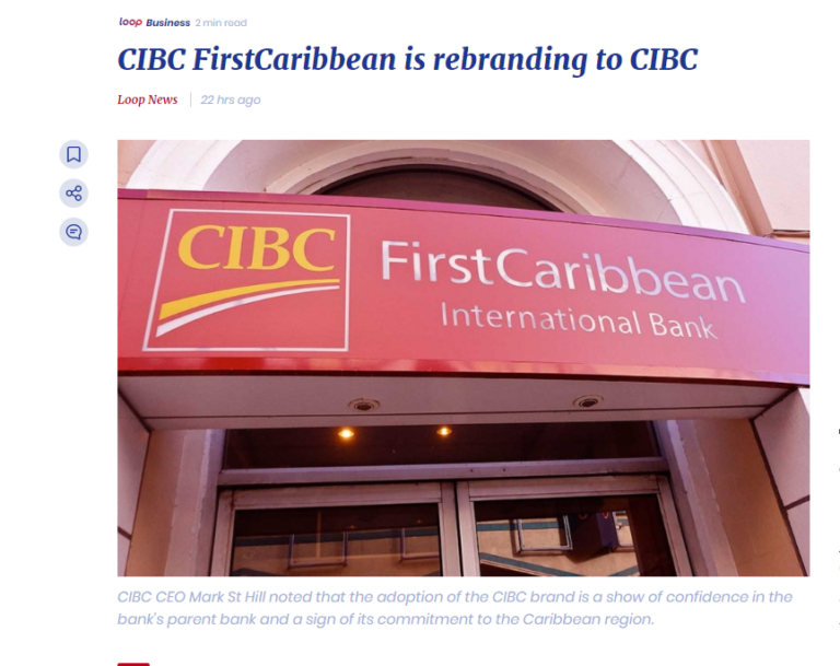 CIBC FirstCaribbean is rebranding to CIBC – Reputation Management ...