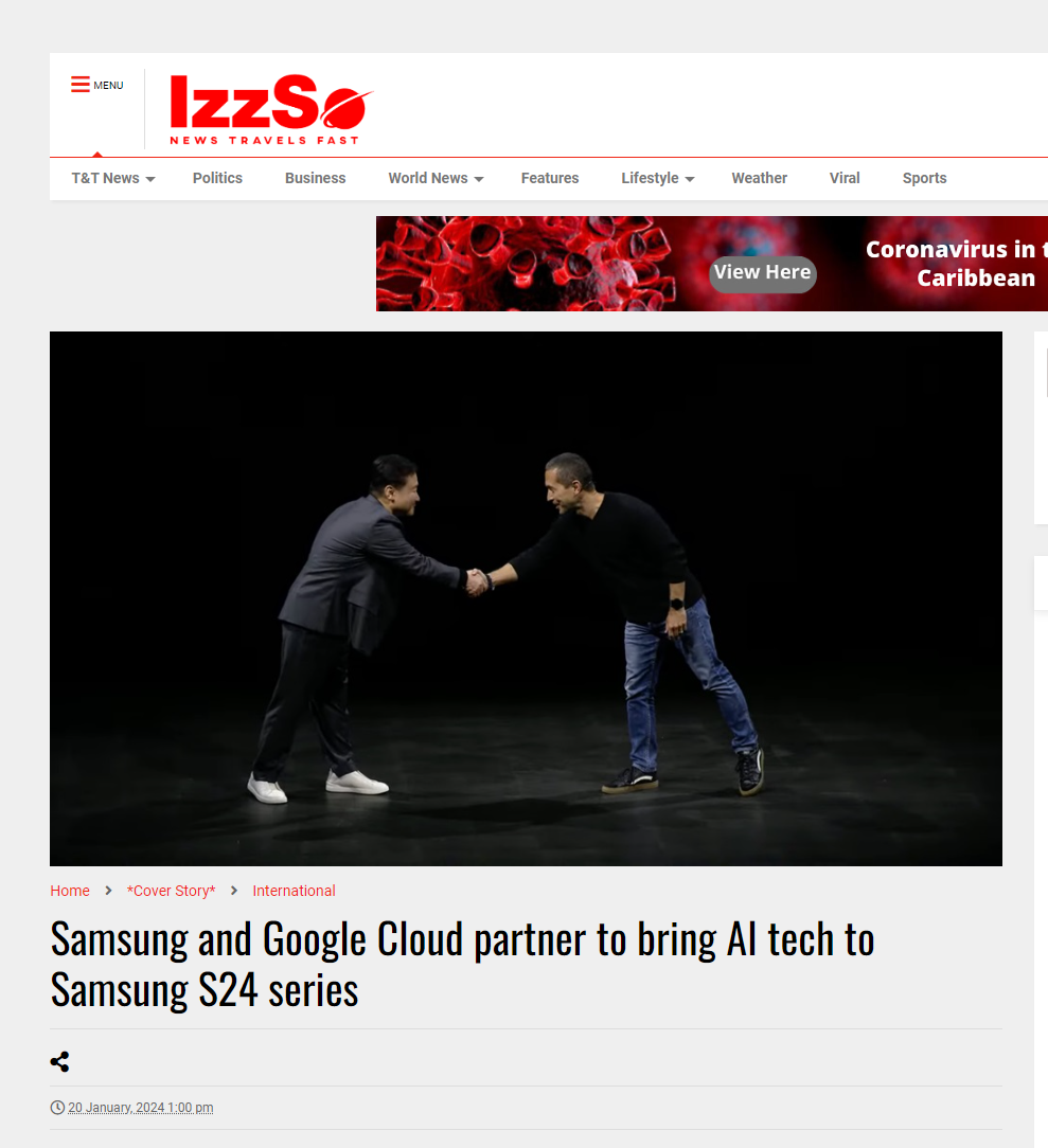 Samsung and Google Cloud partner to bring AI tech to Samsung S24 series ...