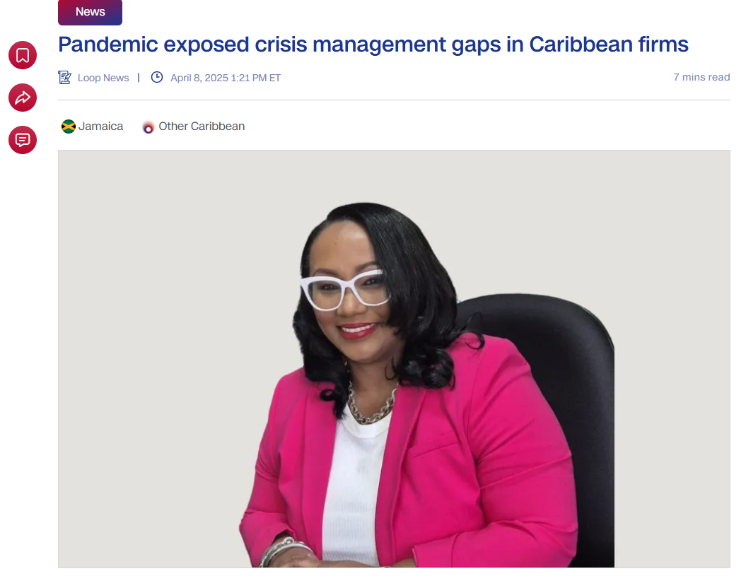 Pandemic exposed crisis management gaps in Caribbean firms – Reputation ...